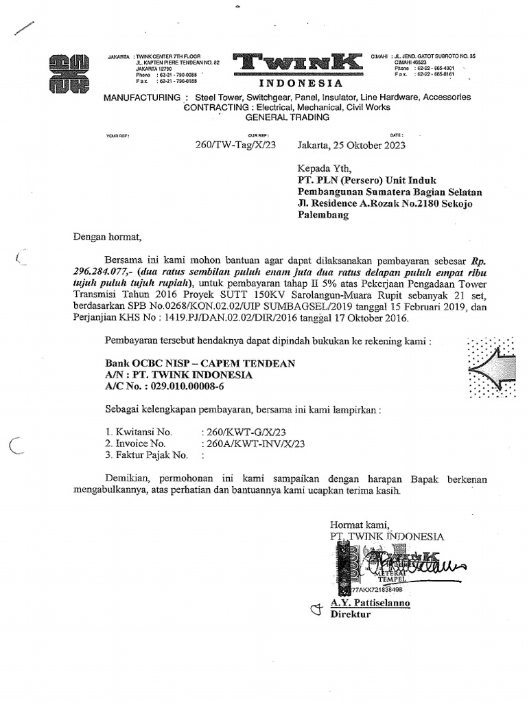 Permohonan 268 | PDF