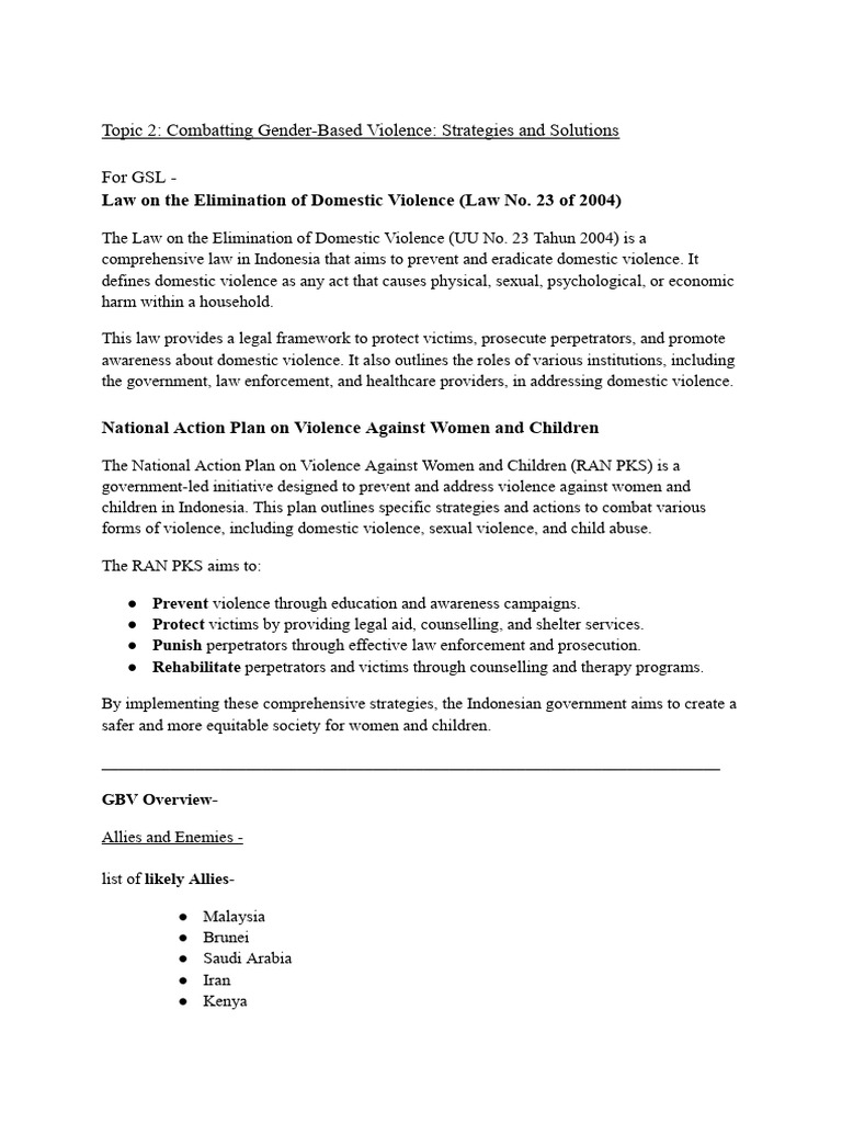 GBV | PDF | Violence Against Women | Violence