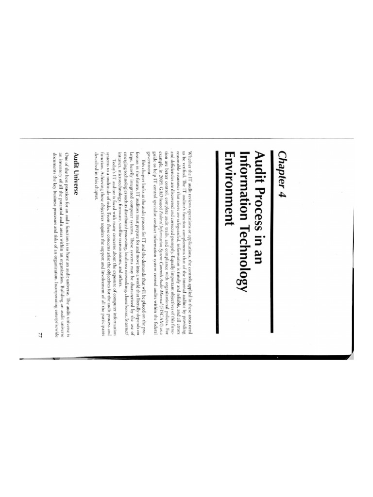 Chapter 4-Audit Process | PDF