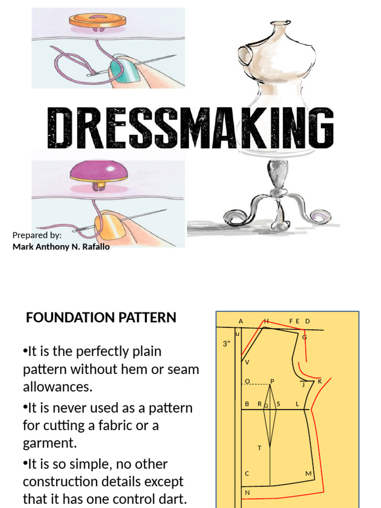 ppt in dressmaking | PDF | Blouse | Seam (Sewing)