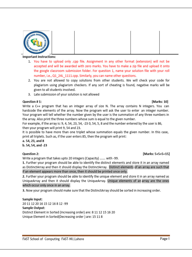 Assignment_4 PF (Fall_24) | PDF | Computer File | Computer Data