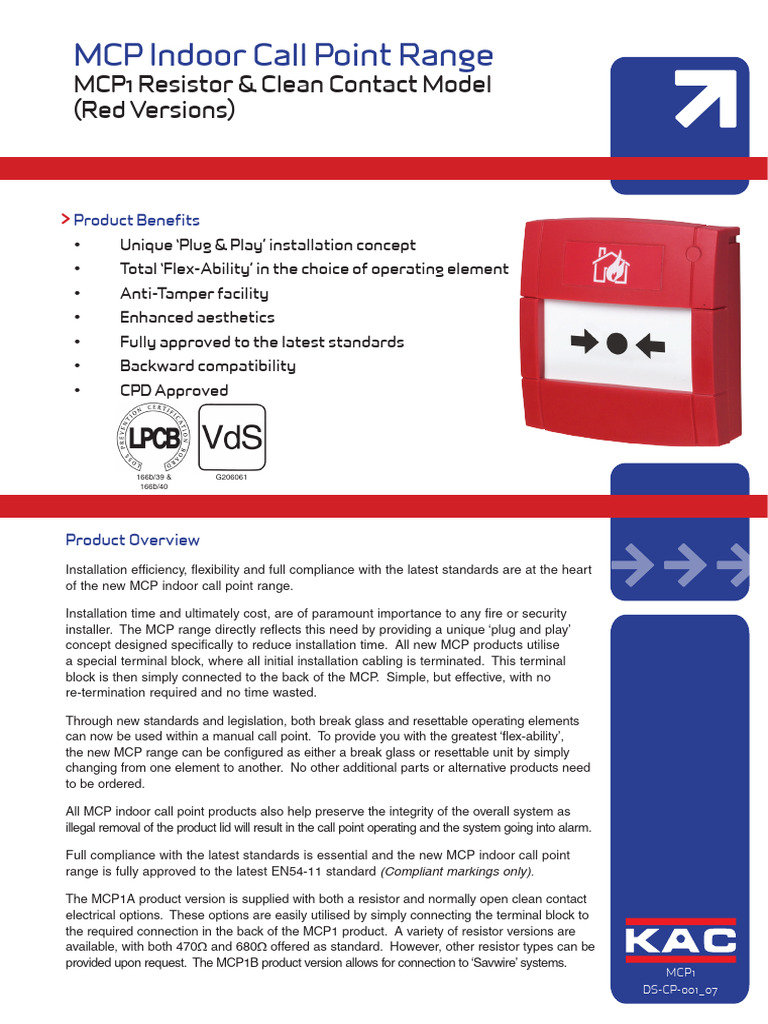18. KAC-Indoor-MCP-1-2-3-4 | PDF | Resistor | Switch