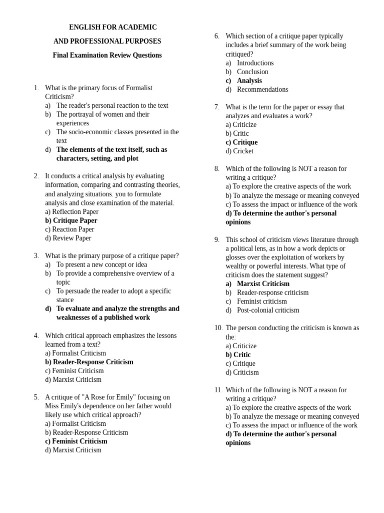 EAPP Finals Pointers | PDF | The Great Gatsby