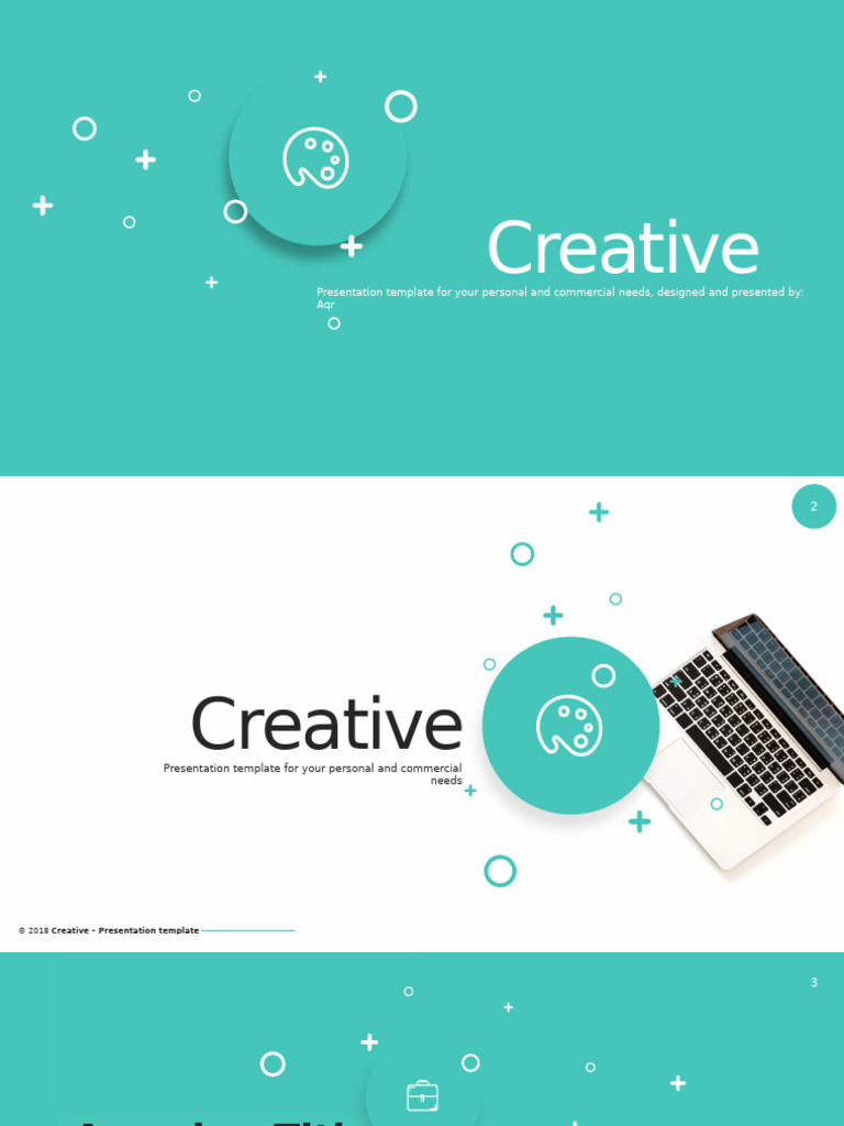 Creative Google Slide Template (Tosca) | PDF