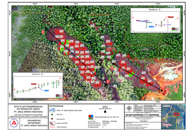 Plan Penambangan Pit PDN | PDF | Navigation | Geophysics