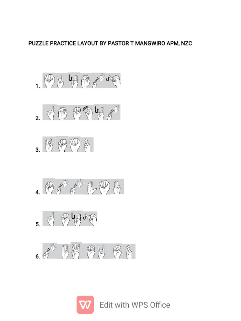 APM puzzle sample | PDF