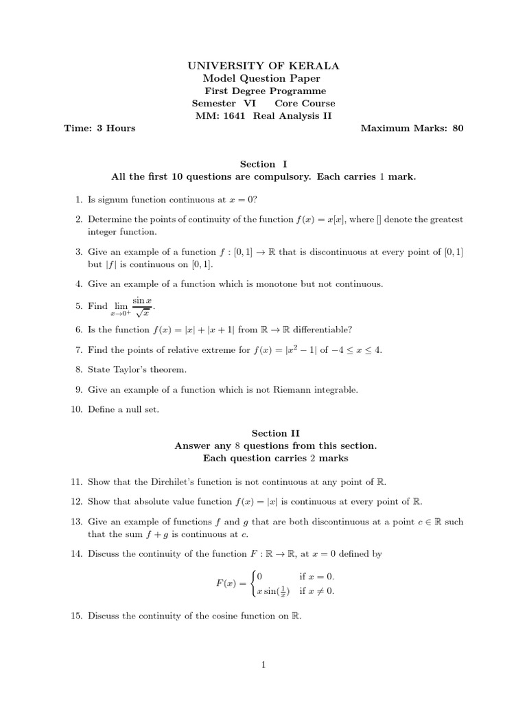 Real Model 1487076110 | PDF | Integral | Function (Mathematics)
