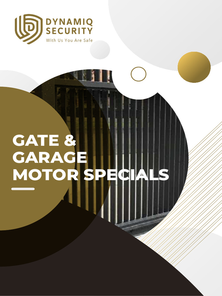 Dynamiq Security - Gate Motors Brochure | PDF