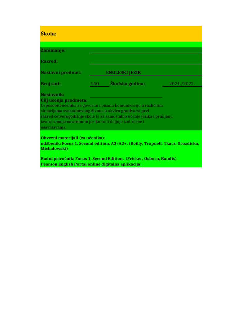 2 Ed Focus 1 GIK 140 Sati | PDF