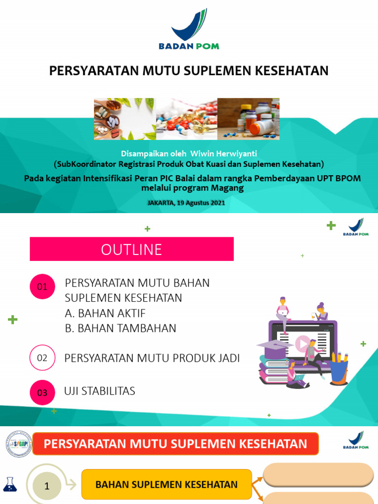 Persyaratan Mutu Suplemen Kesehatan | PDF