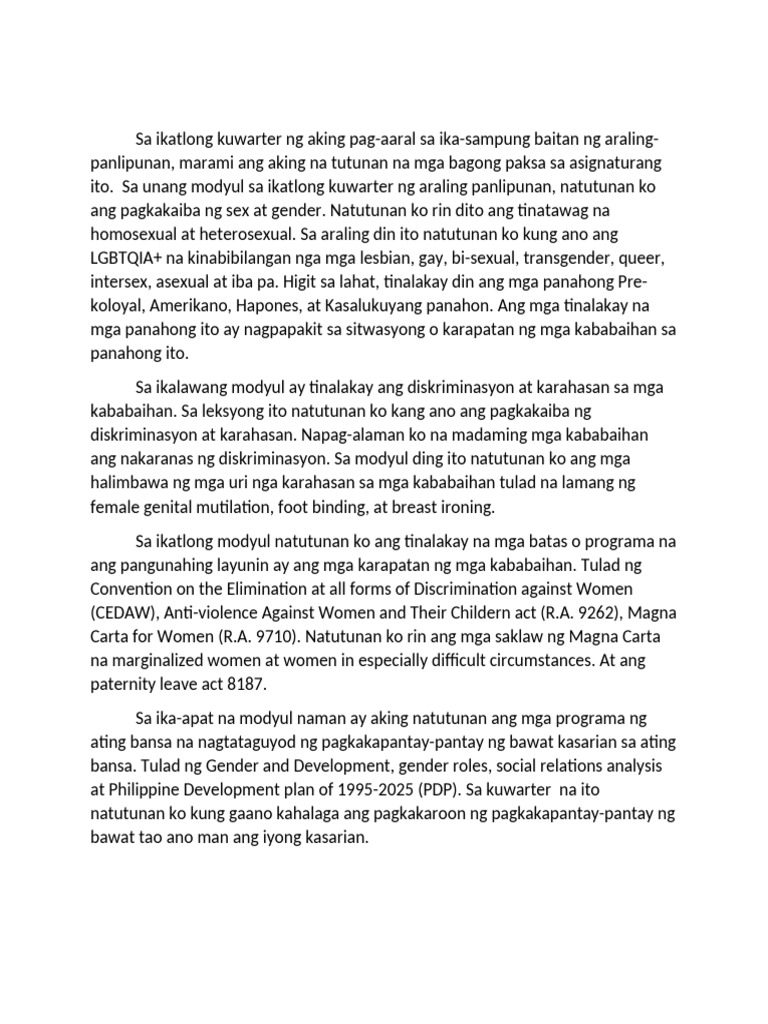 Aral Pan | PDF