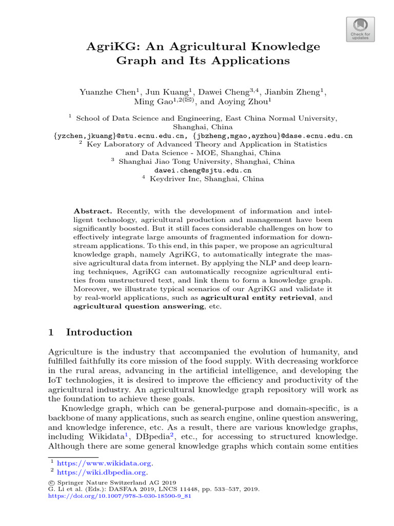 Agri KG AndAppl | PDF | Information Retrieval | Image Segmentation