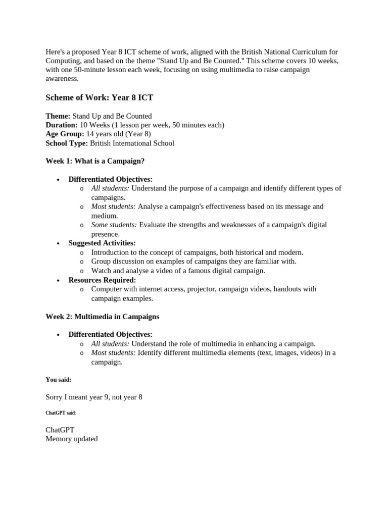 Year 9 ICT SOW | PDF | Multimedia | Social Media