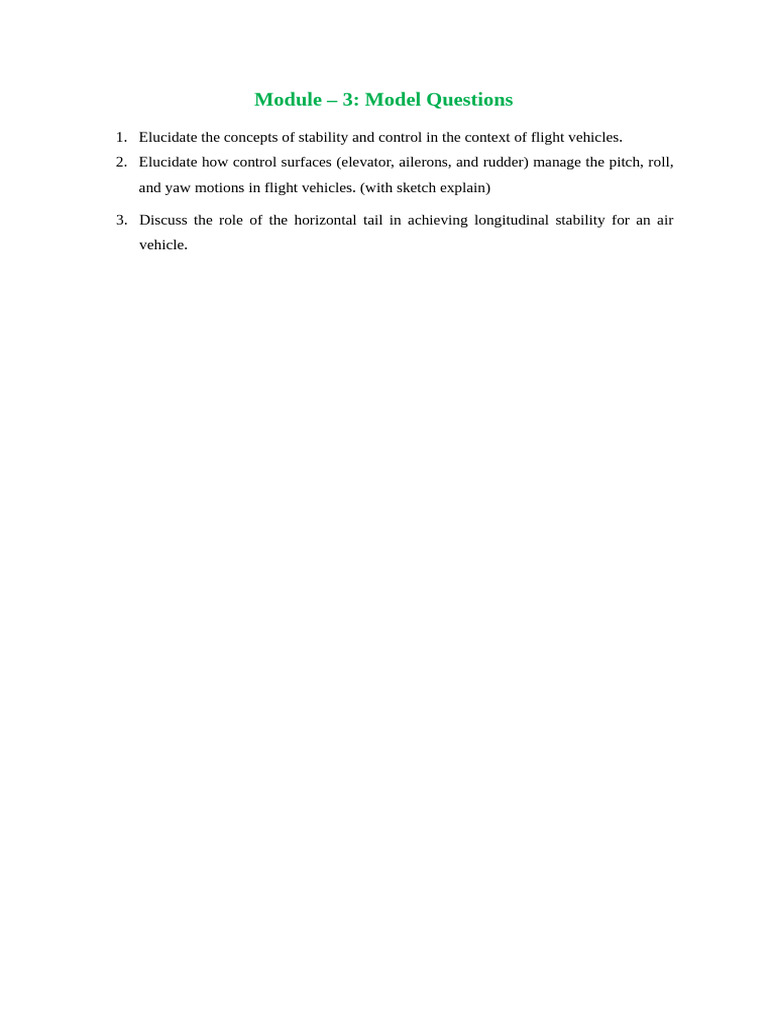 Module 3 Question Bank | PDF