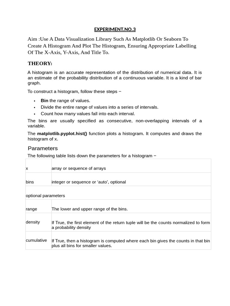 Experiment No.3(Dv) | PDF