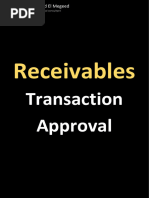 Receivables Transaction Review and Control | PDF | Spreadsheet | Invoice