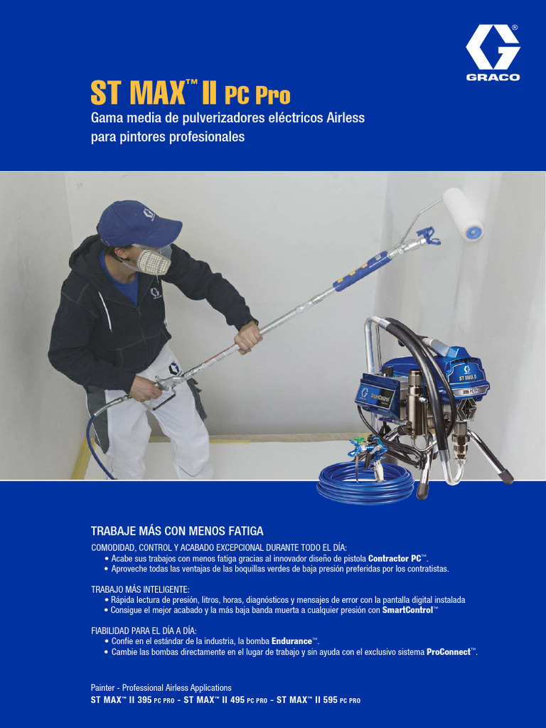 Graco 495 PC Pro Folleto | PDF | Bomba | Pistola