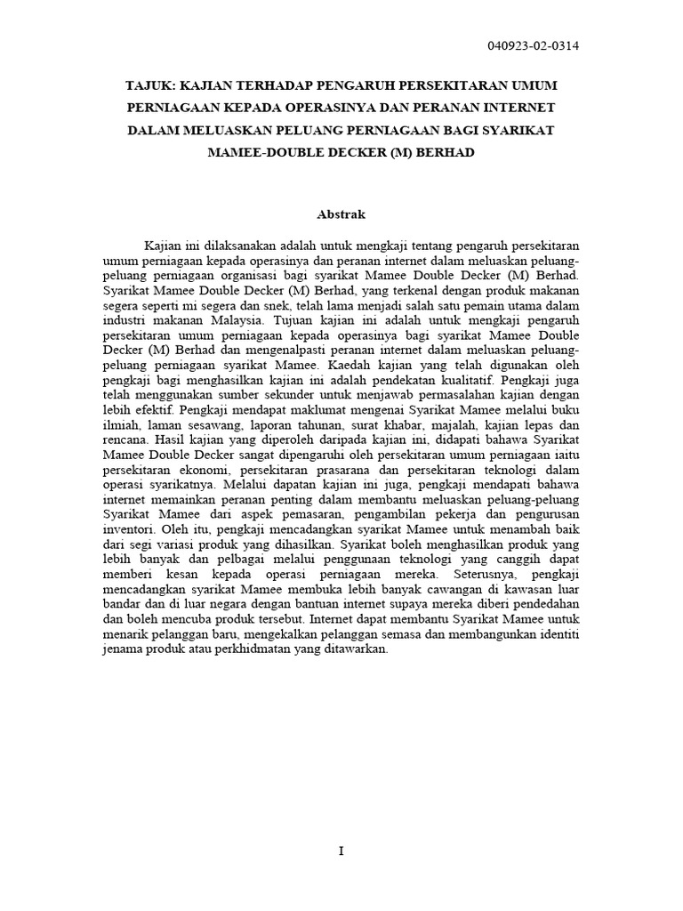 Abstrak KK PP Jane Sem 3 | PDF