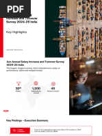 Aon Annual Salary Increase & Turnover Survey 2024-25 India Phase II Key Highlights | PDF ...