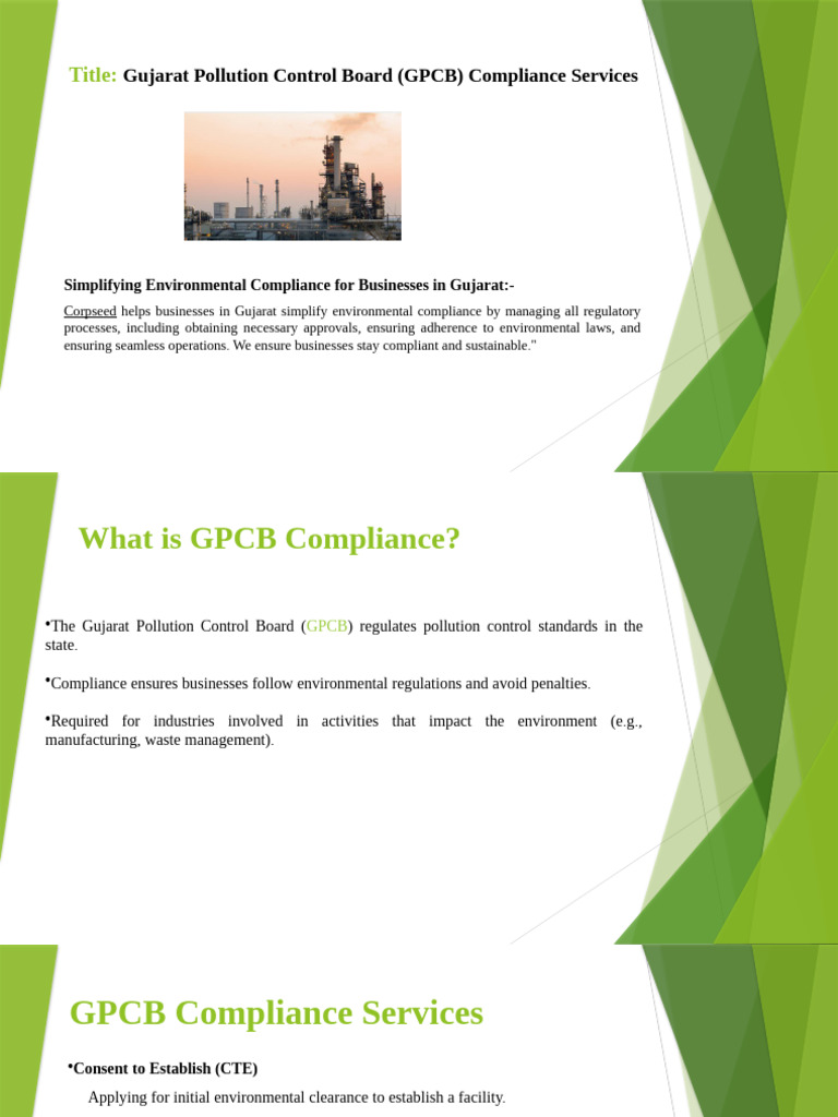 Gujrat Pollution Board Noc | PDF