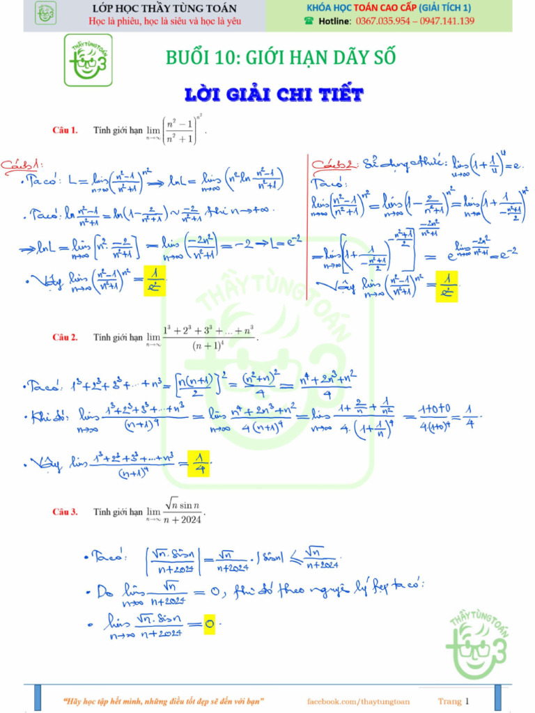 Buoi 10 Loi Giai Chi Tiet | PDF