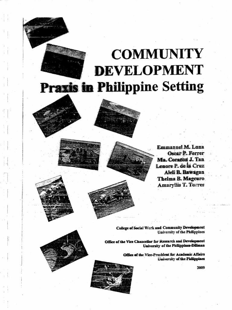 Community Development Praxis in Philippine Setting Part 1 | PDF