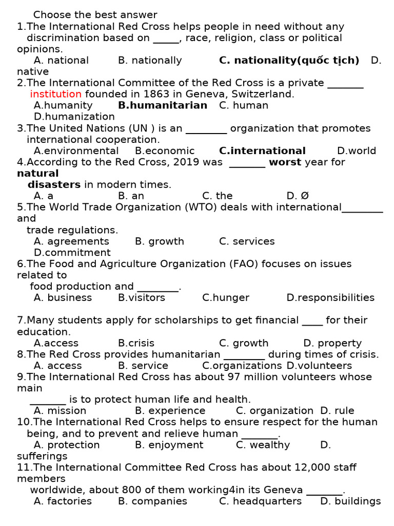 Bai Tap Unit 7 Lop 10 Global Success | PDF | United Nations | International Relations