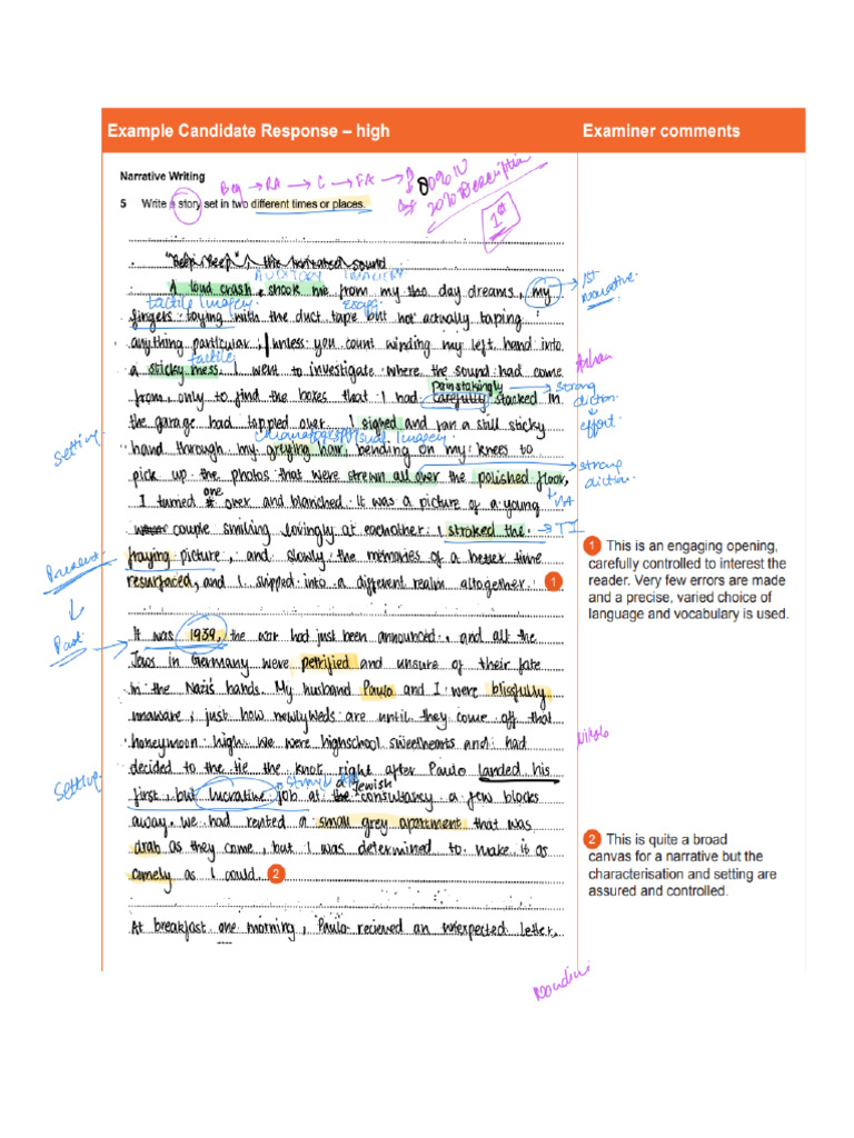 Narrative Writing ECR | PDF