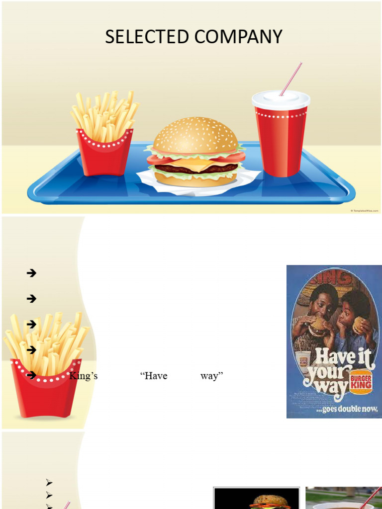 Burger-King | PDF | Hamburgers | Fast Food