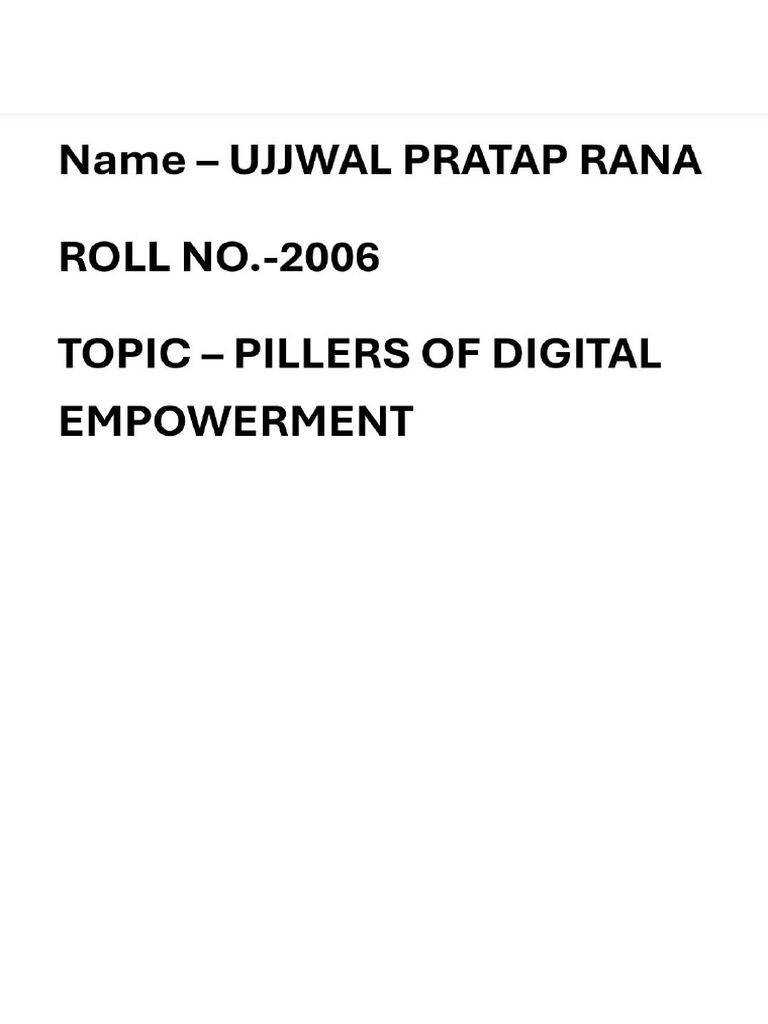 Digital Empowerment | PDF