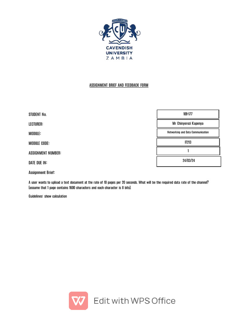 IT213 Assignment 109-177 | PDF