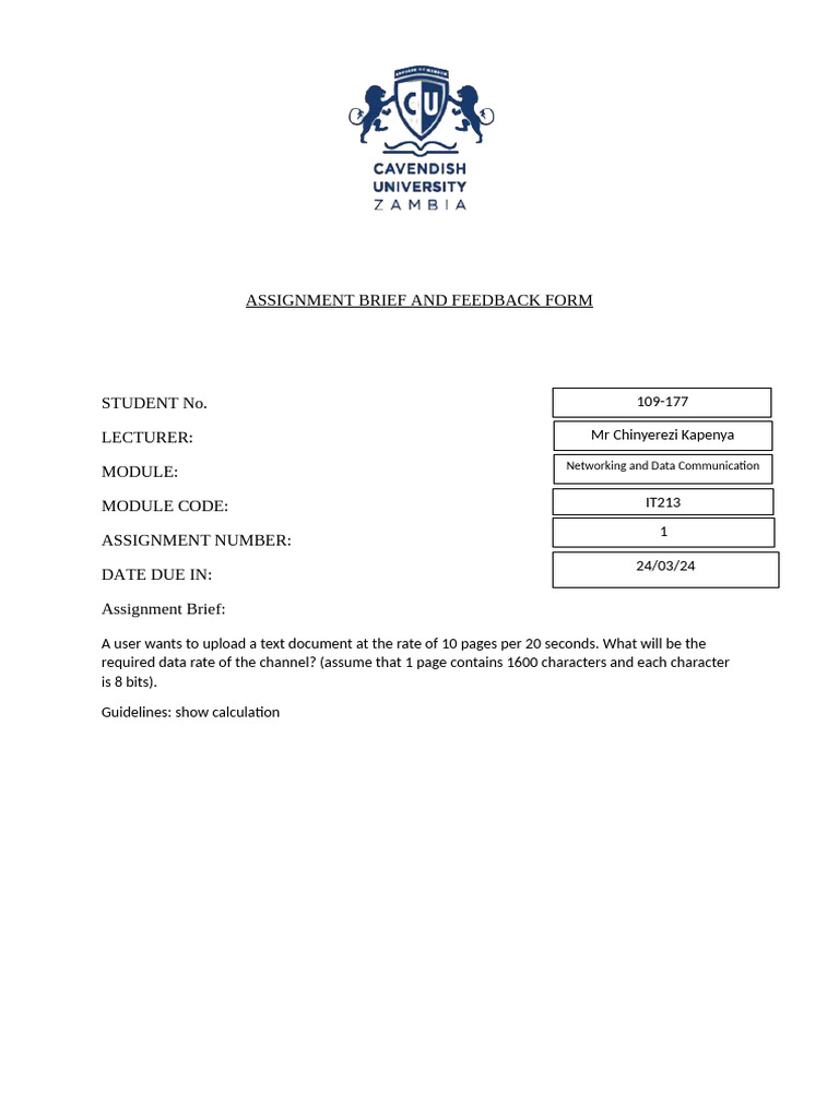 IT213 Assignment 109-177 | PDF