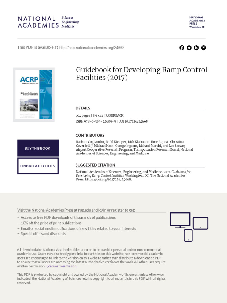 Guidebook For Developing Ramp Control Fa | PDF | Airport | Air Traffic ...