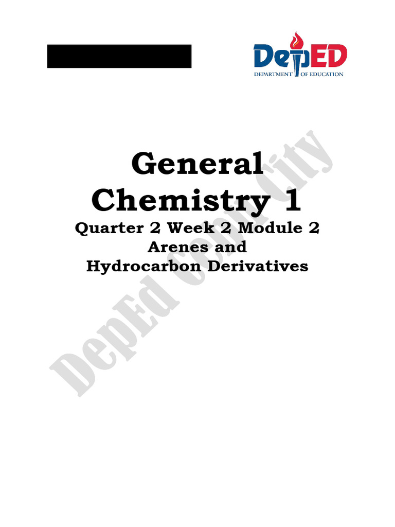 Gen Chem 01 Module 4 Q2 | PDF | Benzene | Ester