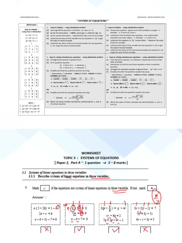 F4 Add Math Module 2021 C3 | PDF | Area | Equations