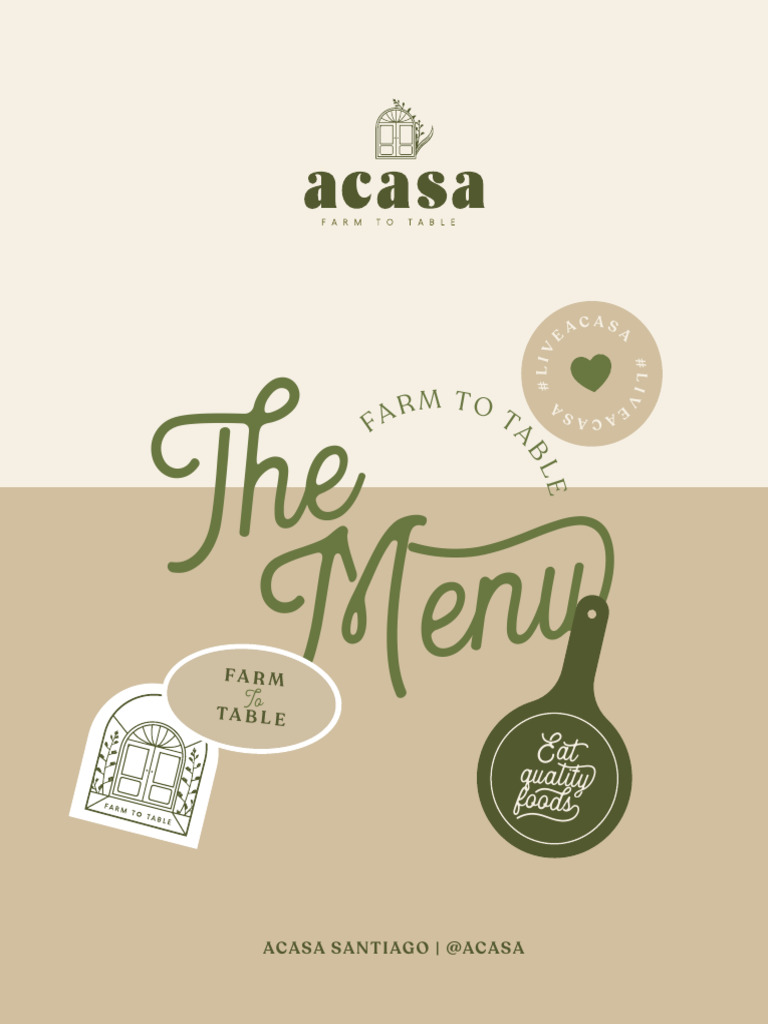 Menu Santiago-Separadas Acasa | PDF | ensalada | Alimentos