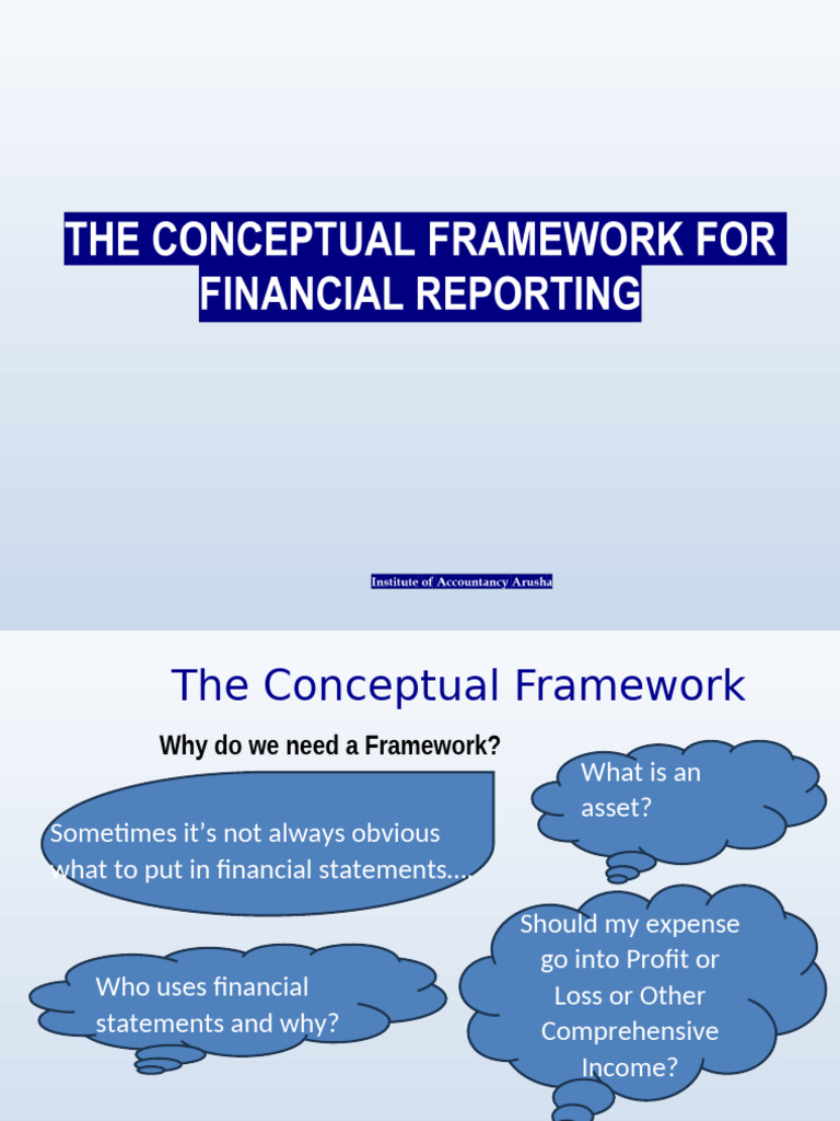 The Conceptual Framework for Financial Reporting | PDF | Income ...