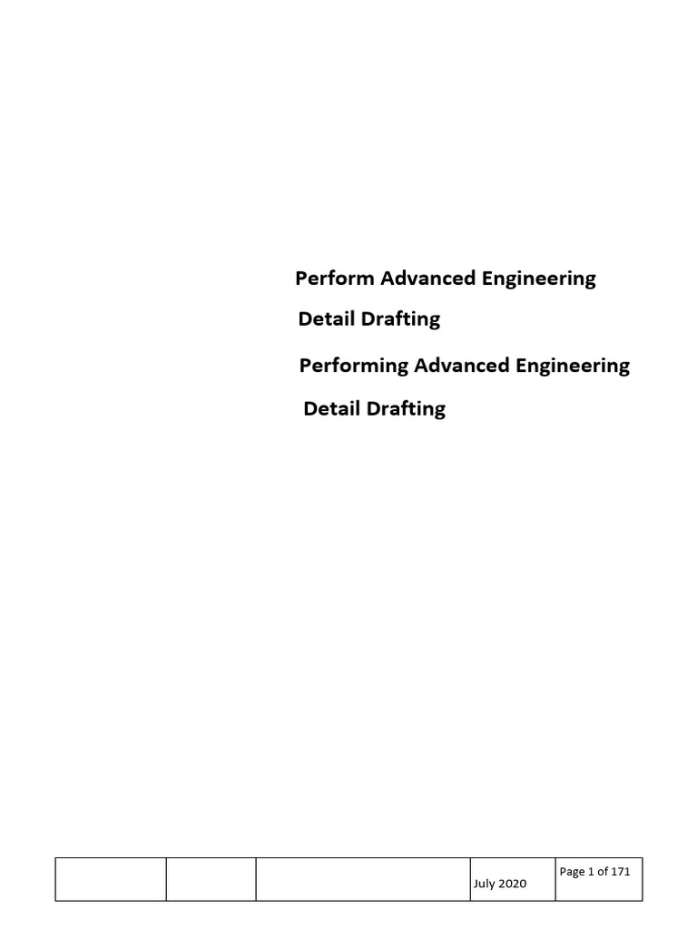 Advanced Engineering Drafting Guide | PDF | Engineering Tolerance