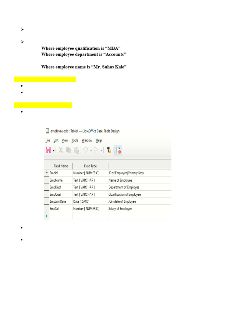 Database - SOP 2 | PDF