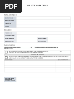 Safety Stop Work Order Template | PDF | Technology & Engineering