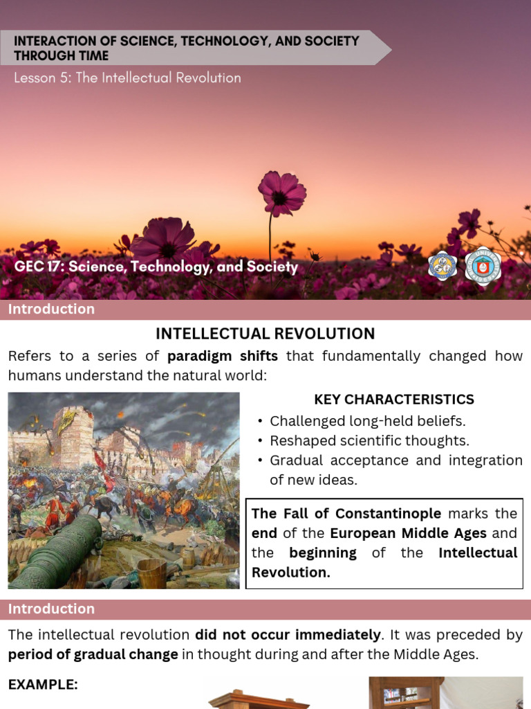 Lesson 5. the Scientific Revolution | PDF | Id | Heliocentrism