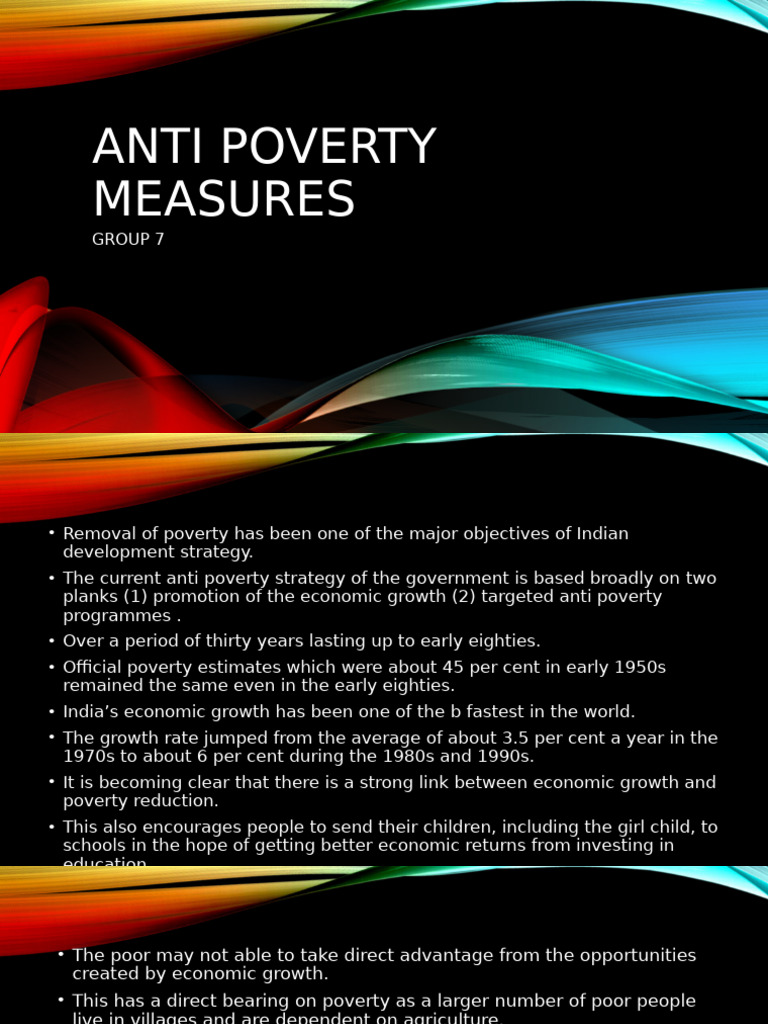 Anti Poverty Measures | PDF | Poverty Reduction | Poverty