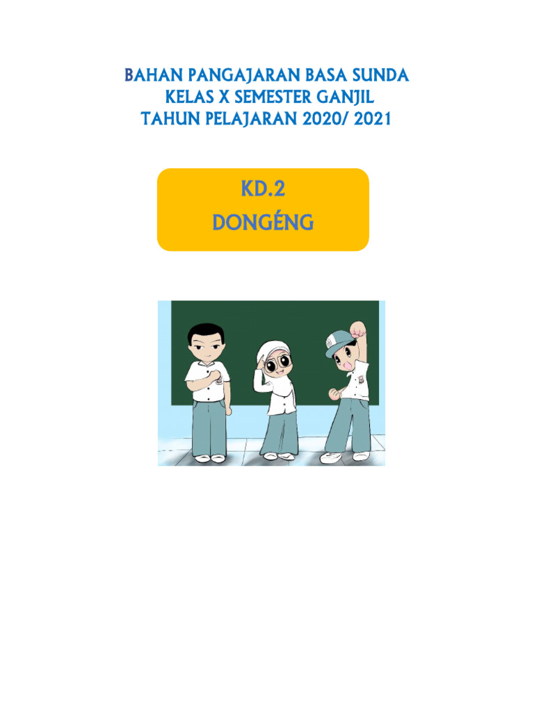 MATERI DONGENG 1 | PDF