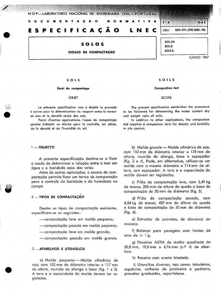 Lnec e 197 - 1966 | PDF