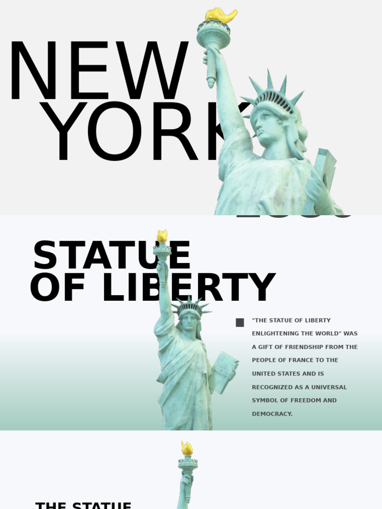 Statue of Liberty's Historic Gift | PDF