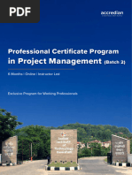 IIMI CPPM Brochure | PDF | Project Management | Business