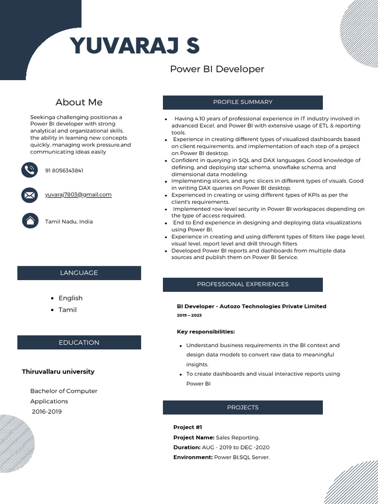 YUVARAJ S | PDF | Microsoft Sql Server | Sql