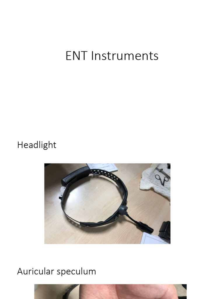ENT Instruments | PDF