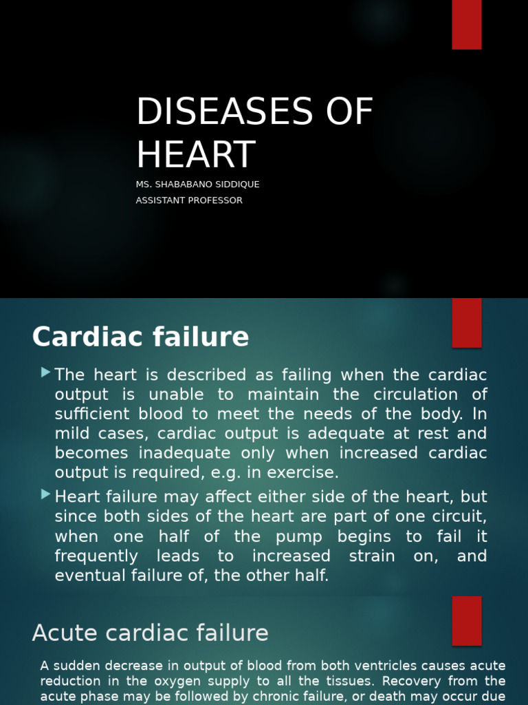 Diseases of Cardiovascular System | PDF | Heart | Myocardial Infarction