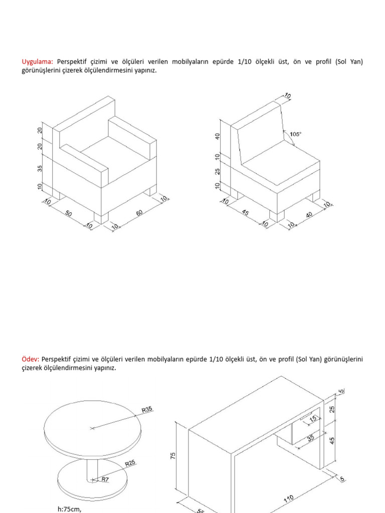 Epürde mobilya-ödev | PDF